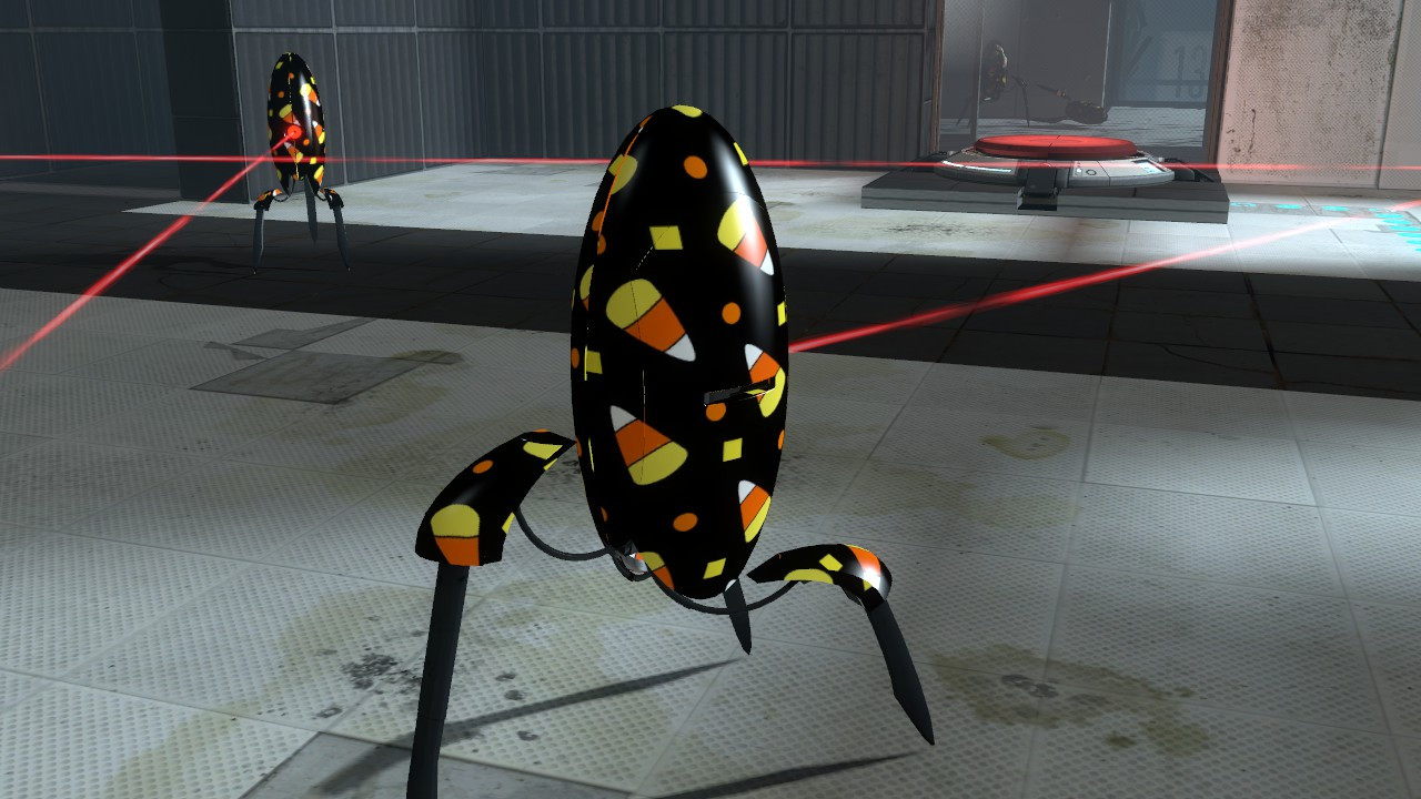 Candy Corn Turret Mod for Portal 2 | P2 Mods
