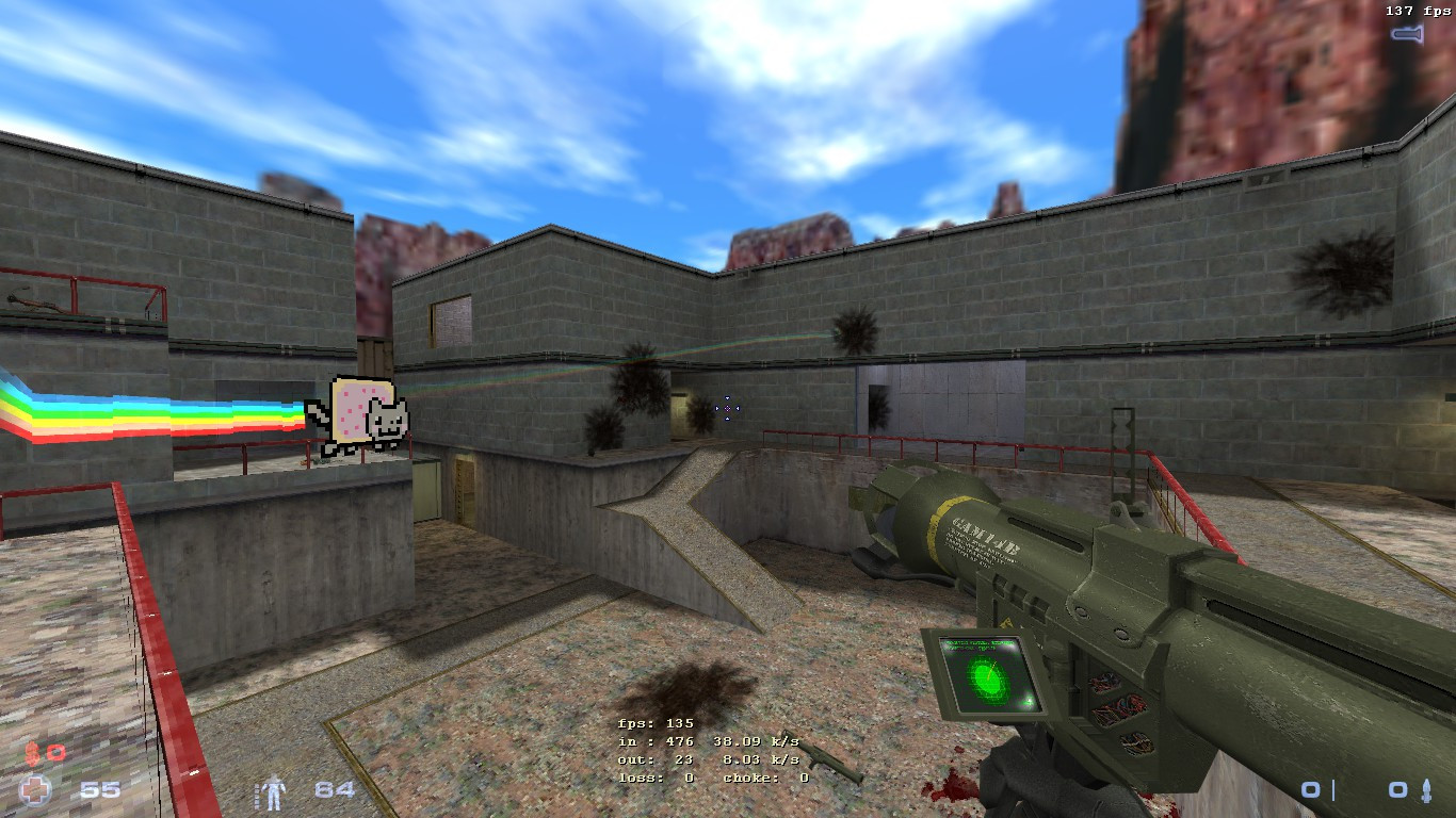 Nyan Cat Rocket and Smoke trail for RPG Mod for Sven Co-op | SC Mods