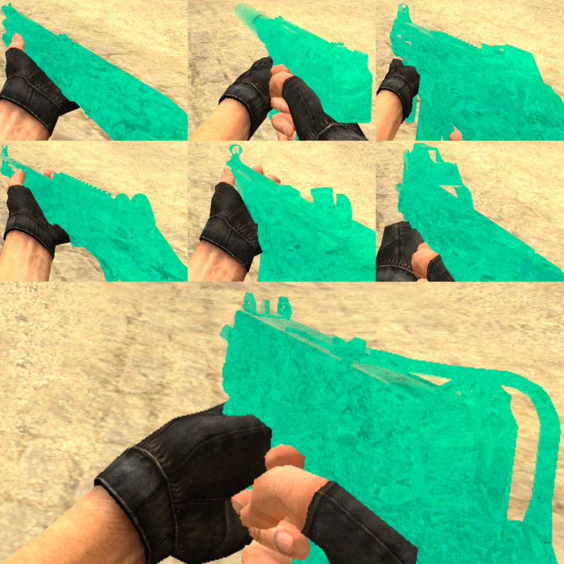 Default CS:S Weapons with Water Material Pack Mod for Counter-Strike ...
