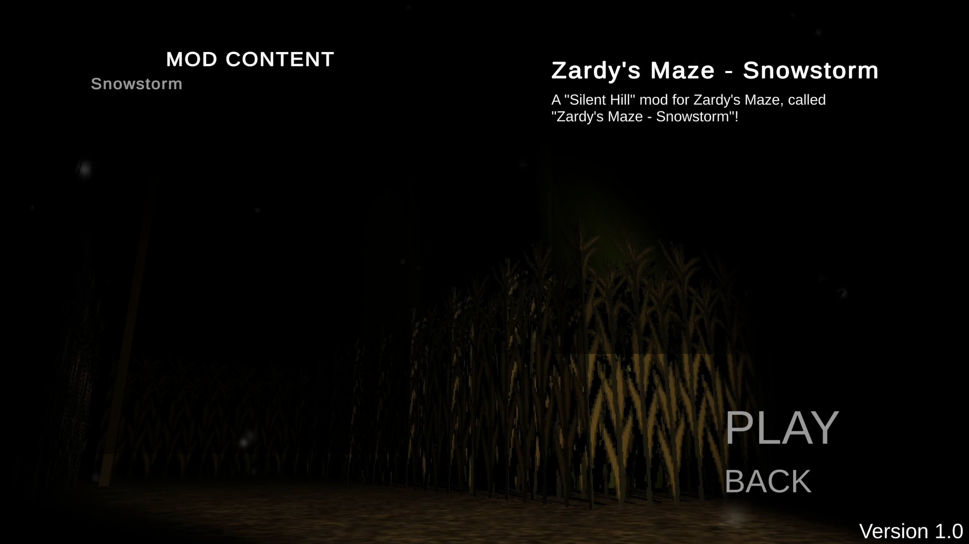Zardy's Maze - Snowstorm Mod for Zardy's Maze | ZM Mods