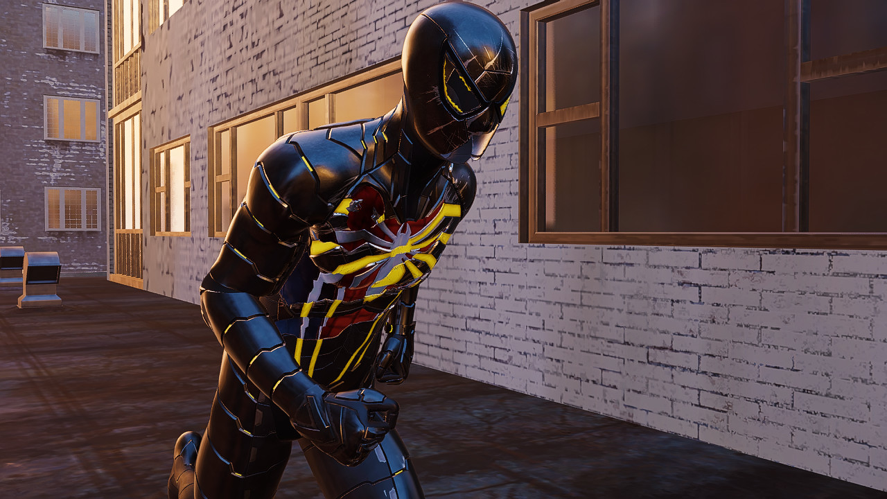 Damaged Anti Ock over Cyborg / Punk Costumes Mod for Marvel's Spider ...