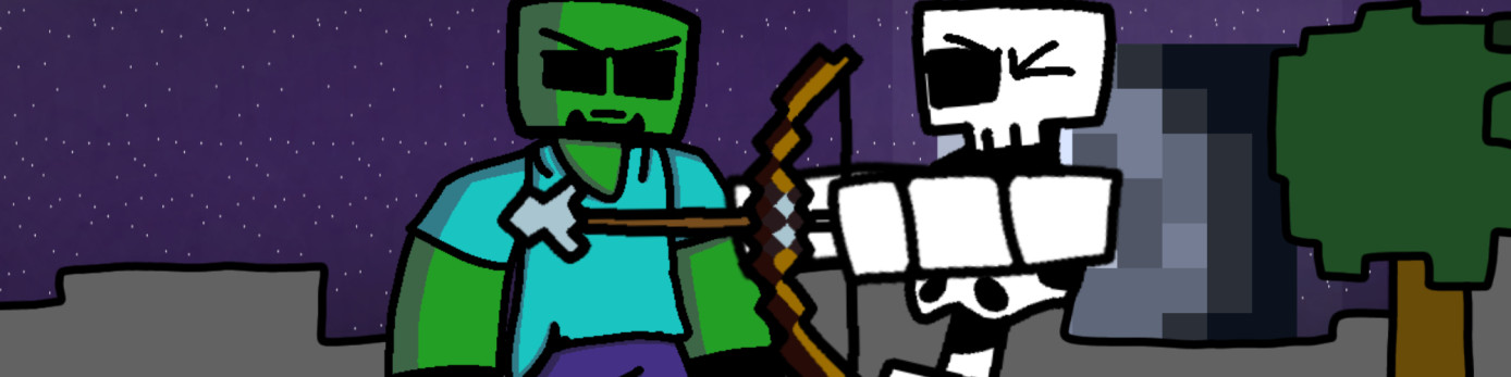 FNF Nighttime (Zombie & Skeleton FNF) [Friday Night Funkin'] [Mods]