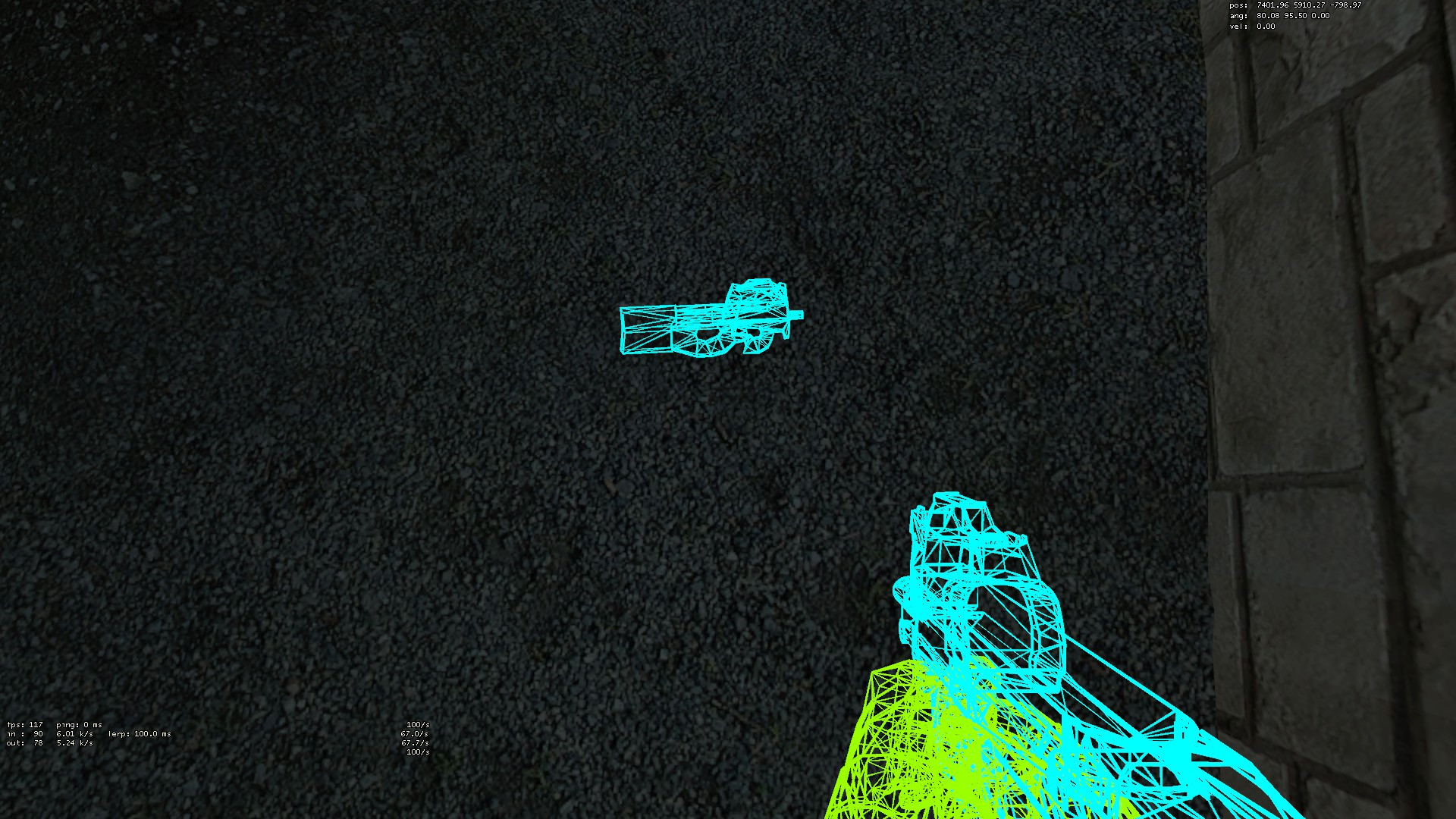 Default CS:S Weapons with Wireframe Model Mod for Counter-Strike ...