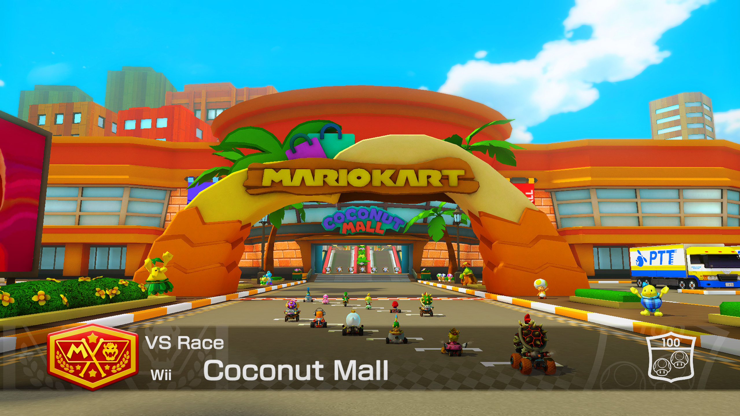 Better Coconut Mall Mod for Mario Kart 8 Deluxe | MK8D Mods