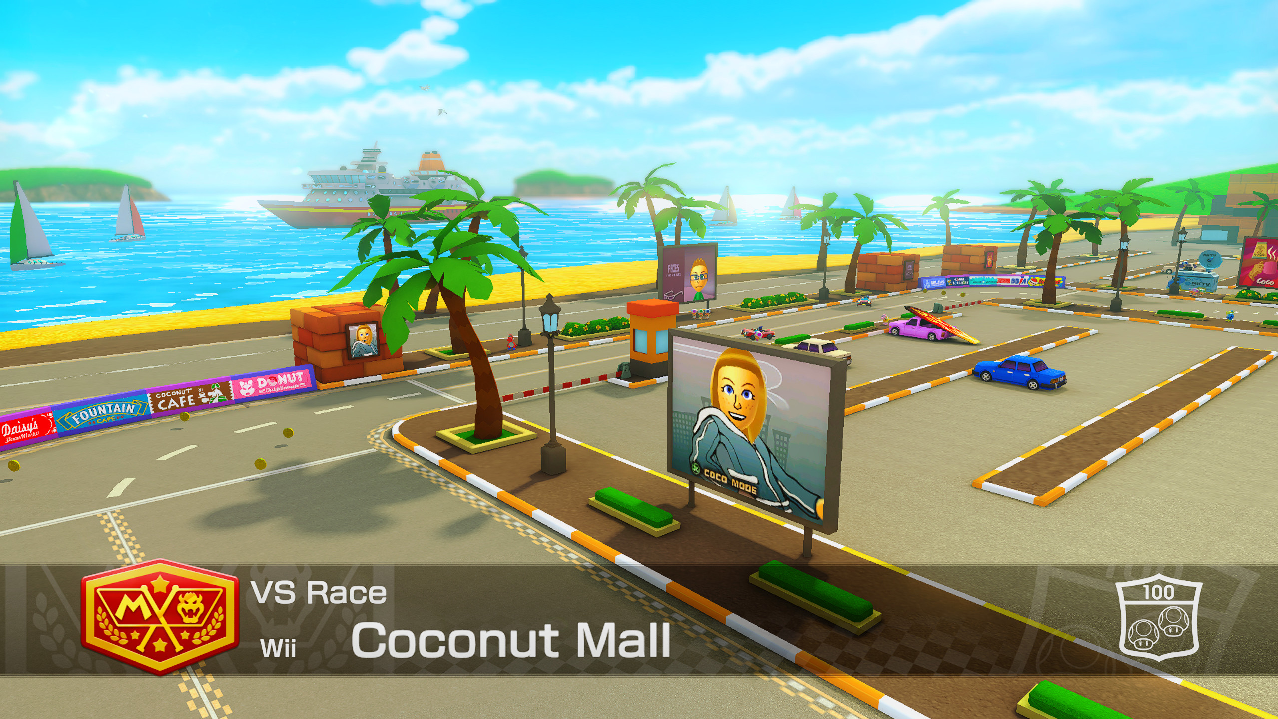 Better Coconut Mall Mod for Mario Kart 8 Deluxe | MK8D Mods