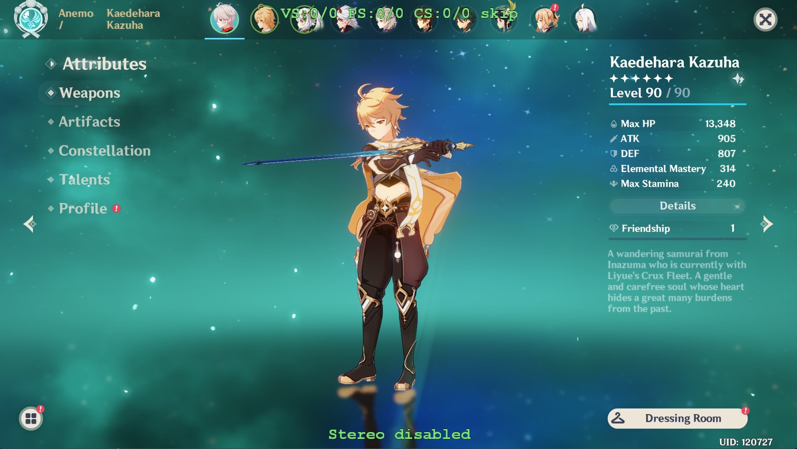 Aether As Kazuha Mod for Genshin Impact | GI Mods