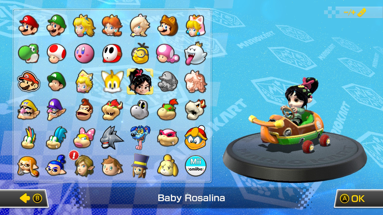 Vanellope UI [Mario Kart 8 Deluxe] [Mods]