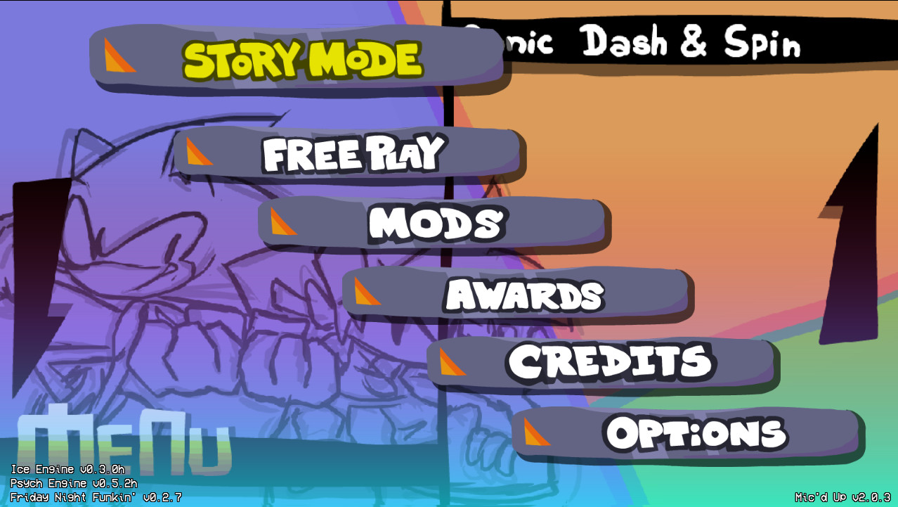 VS Sonic Dash & Spin (CHROMATIC AND FLA) Mod for Friday Night Funkin' | FNF Mods