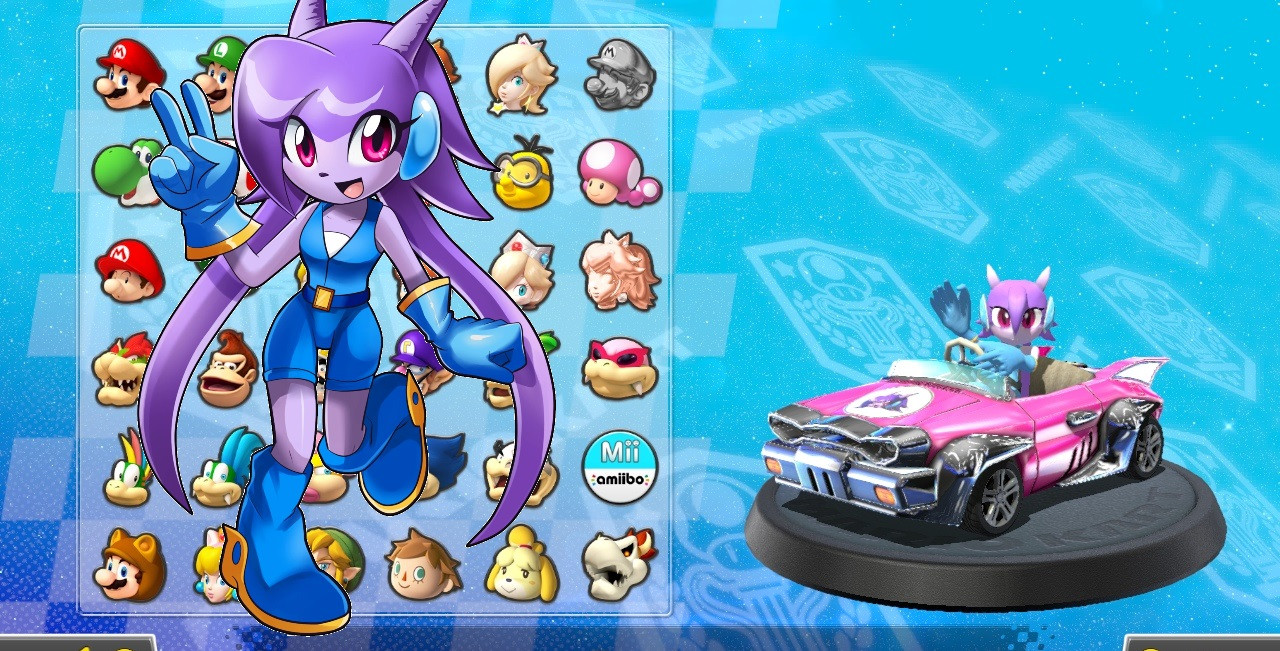 Sash Lilac Mod for Mario Kart 8 | MK8 Mods