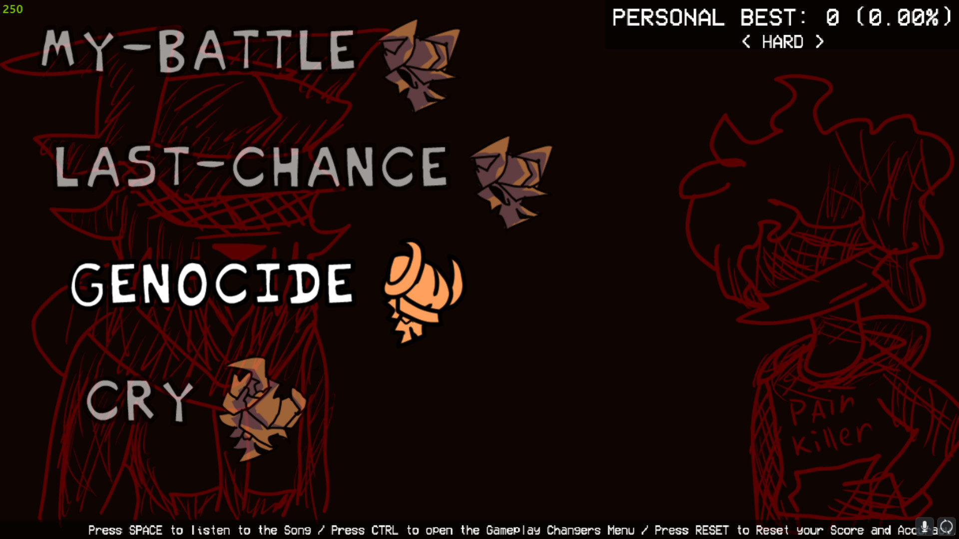 Friday Night Funkin VS EX DIE[ALPHA] [Friday Night Funkin'] [Mods]