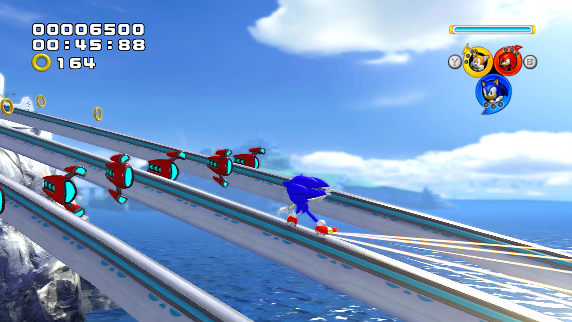 Sonic Heroes HUD [Sonic Unleashed (X360/PS3)] [Mods]
