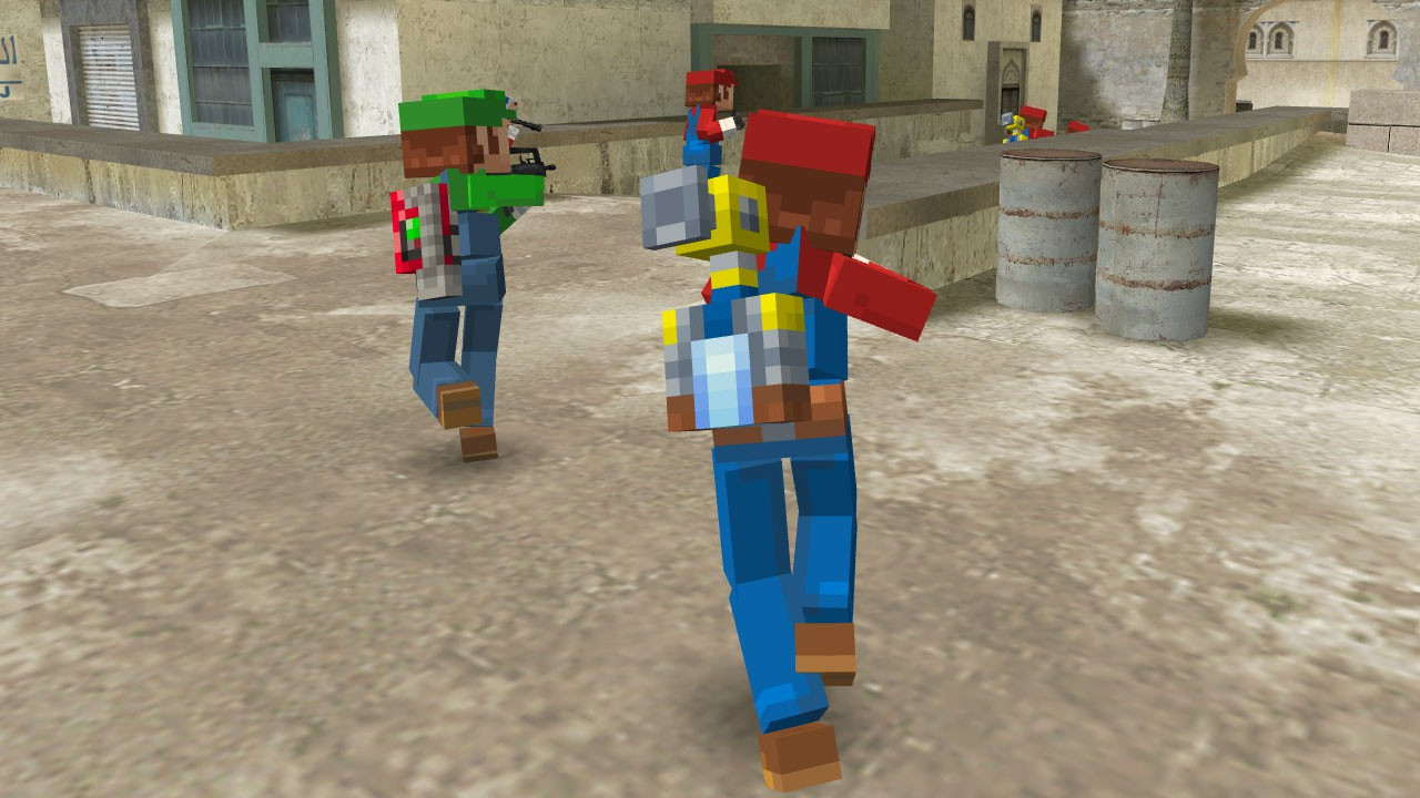 Minecraft Super Marios Mod for Counter-Strike 1.6 | CS1.6 Mods