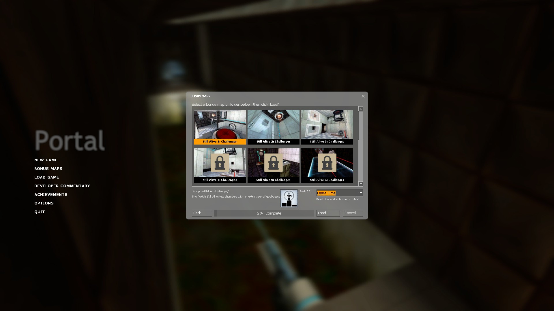 Still Alive as Bonus Maps Mod for Portal | PRTL Mods