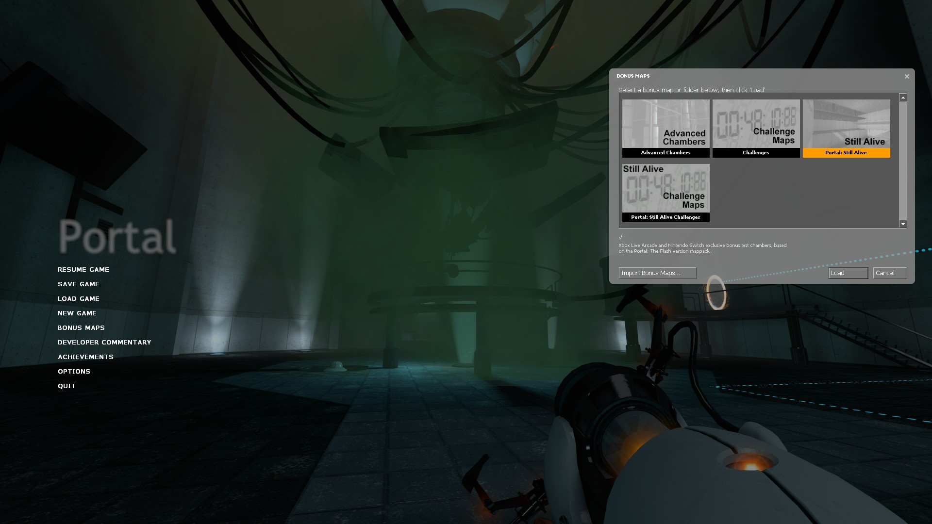 Still Alive as Bonus Maps Mod for Portal | PRTL Mods
