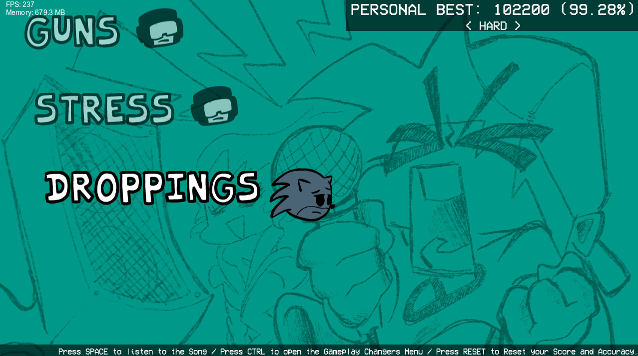 Hedgehog Diarrhea Mod for Friday Night Funkin' | FNF Mods