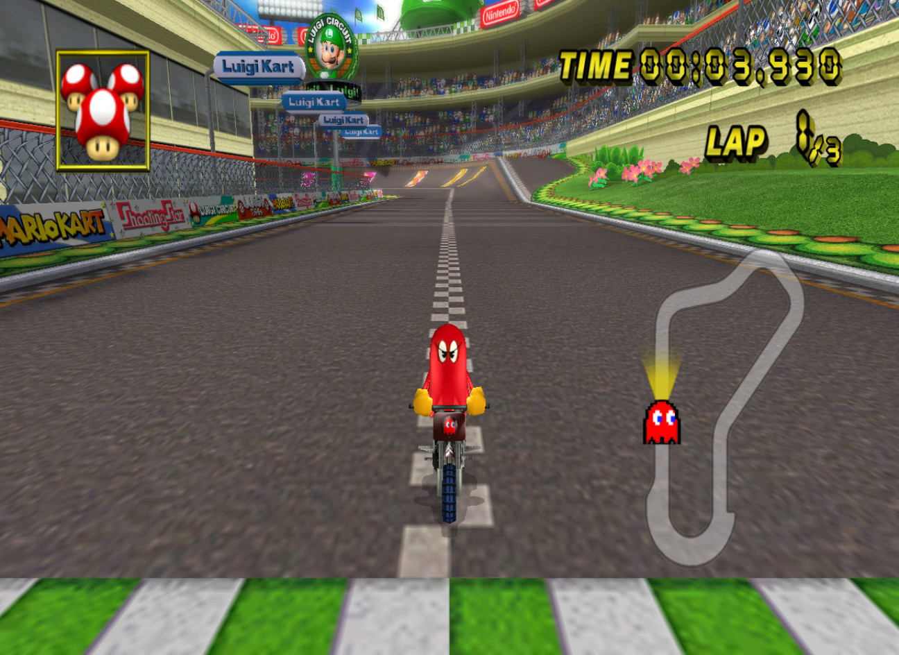 Blinky the ghost Mod for Mario Kart Wii | MKWii Mods