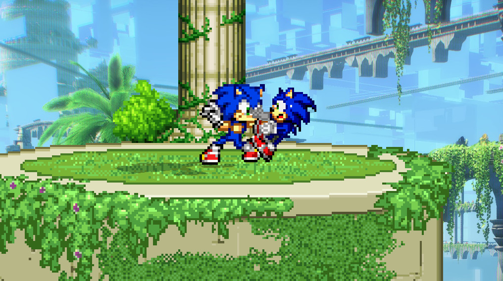 CYBER-SANCTUARY - Sonic Frontiers Mod for Super Smash Bros. Crusade | SSBC Mods