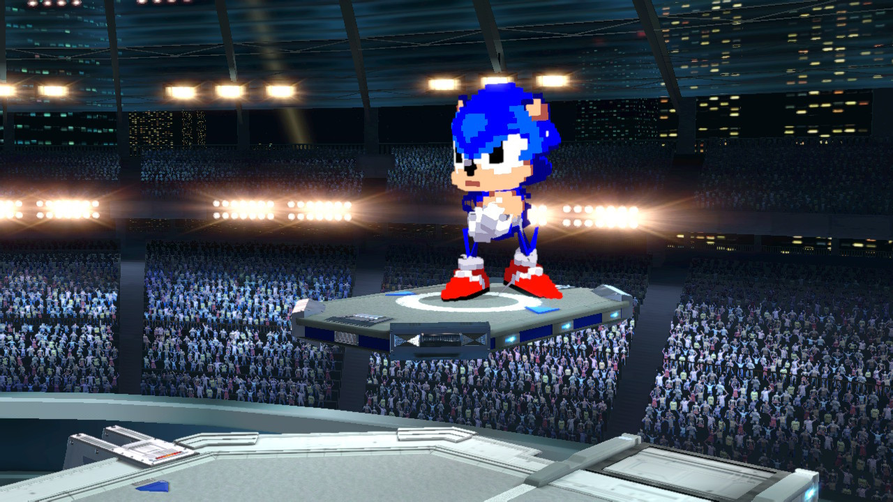 Sonic Voxel (3D Pixel Art) Mod for Super Smash Bros. Ultimate | SSBU Mods