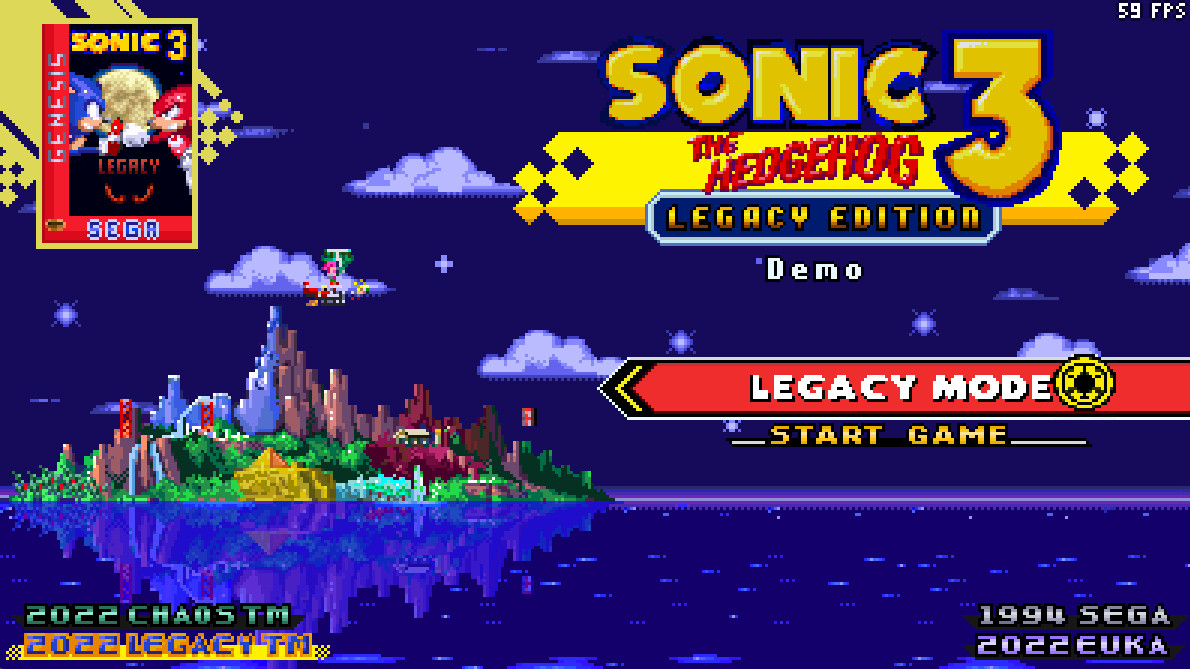 Sonic 3 Legacy Edition Remake [Sonic 3 A.I.R.] [Mods]