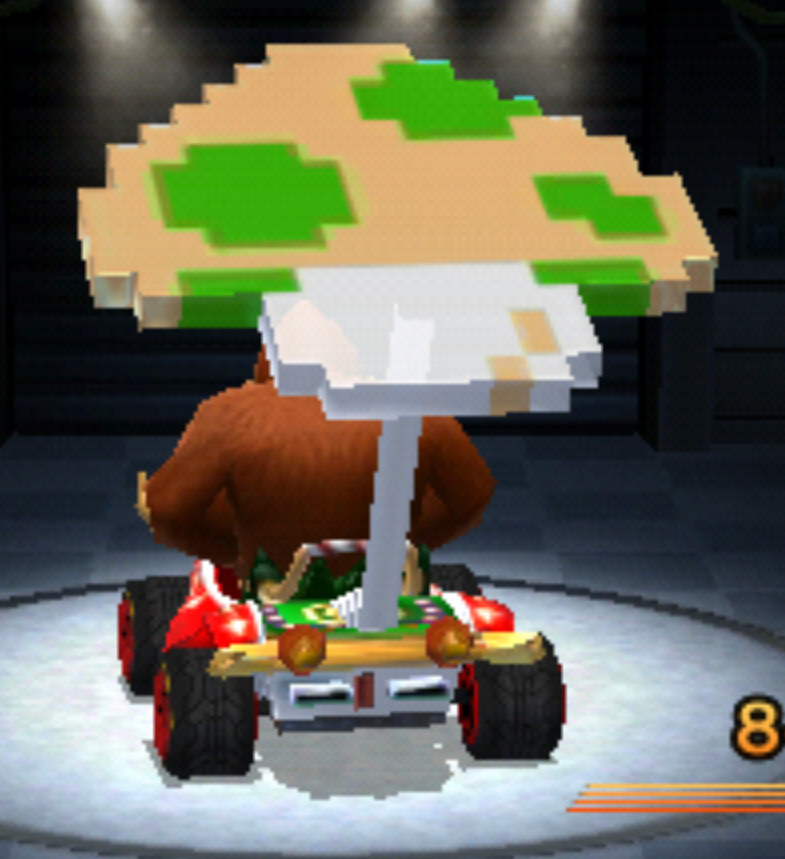 8-Bit 1-Up Mushroom Mod for Mario Kart 7 | MK7 Mods