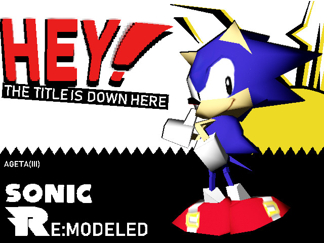 R E:Modeled Mod for Sonic R | SR Mods