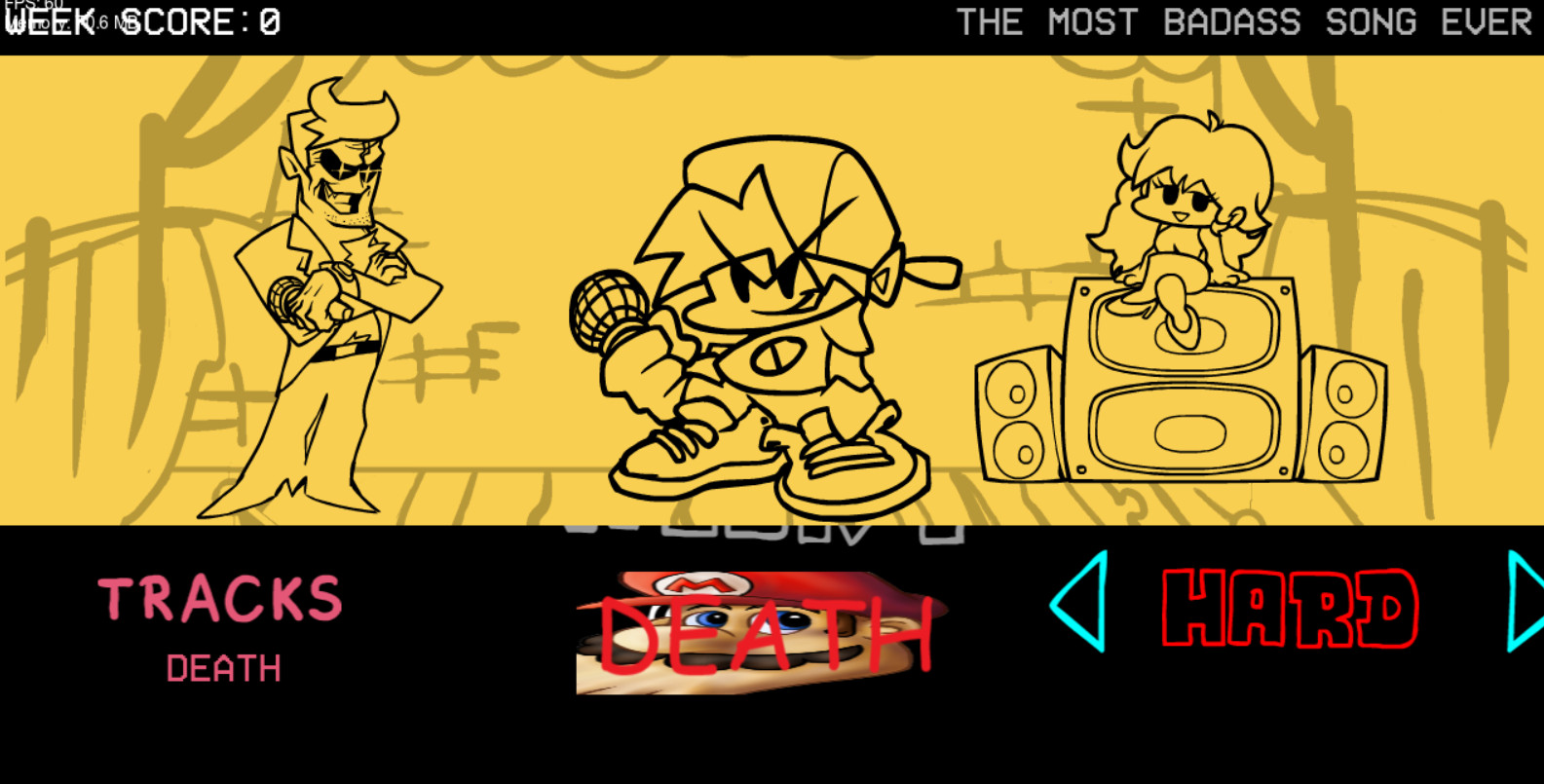 Death - Mario Mix Fanchart Mod for Friday Night Funkin' | FNF Mods