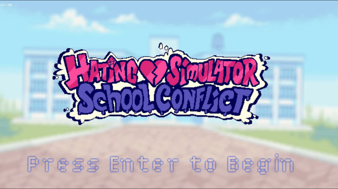 Hating Simulator - School Conflict Mod for Friday Night Funkin' | FNF Mods