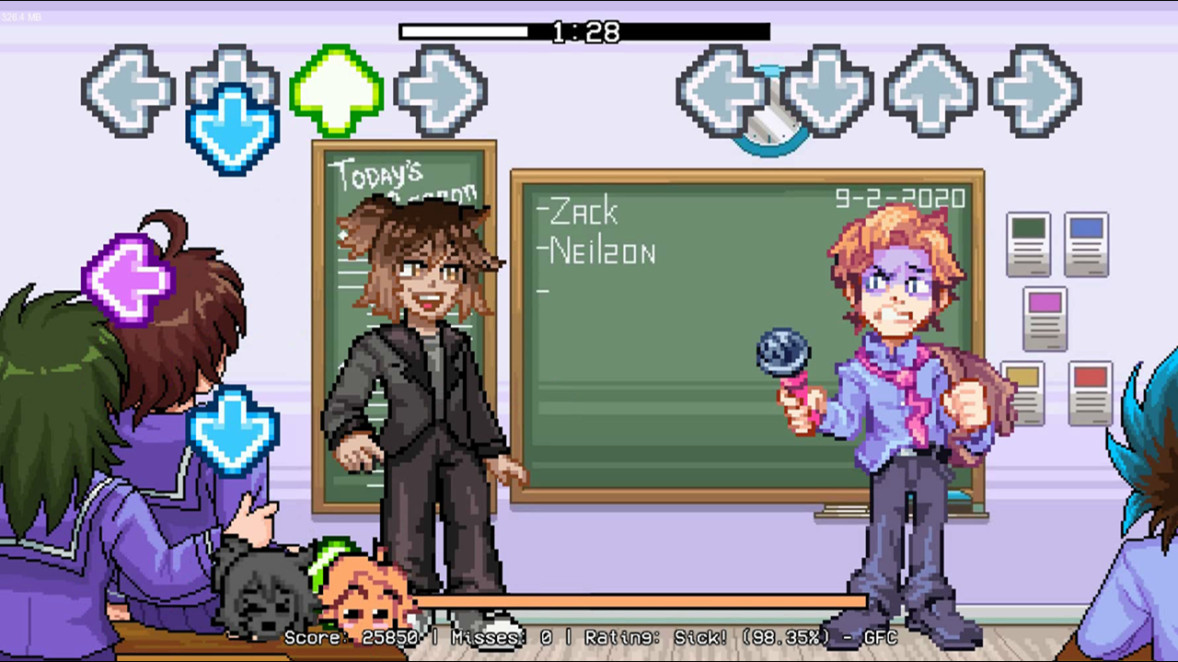 Hating Simulator - School Conflict Mod for Friday Night Funkin' | FNF Mods