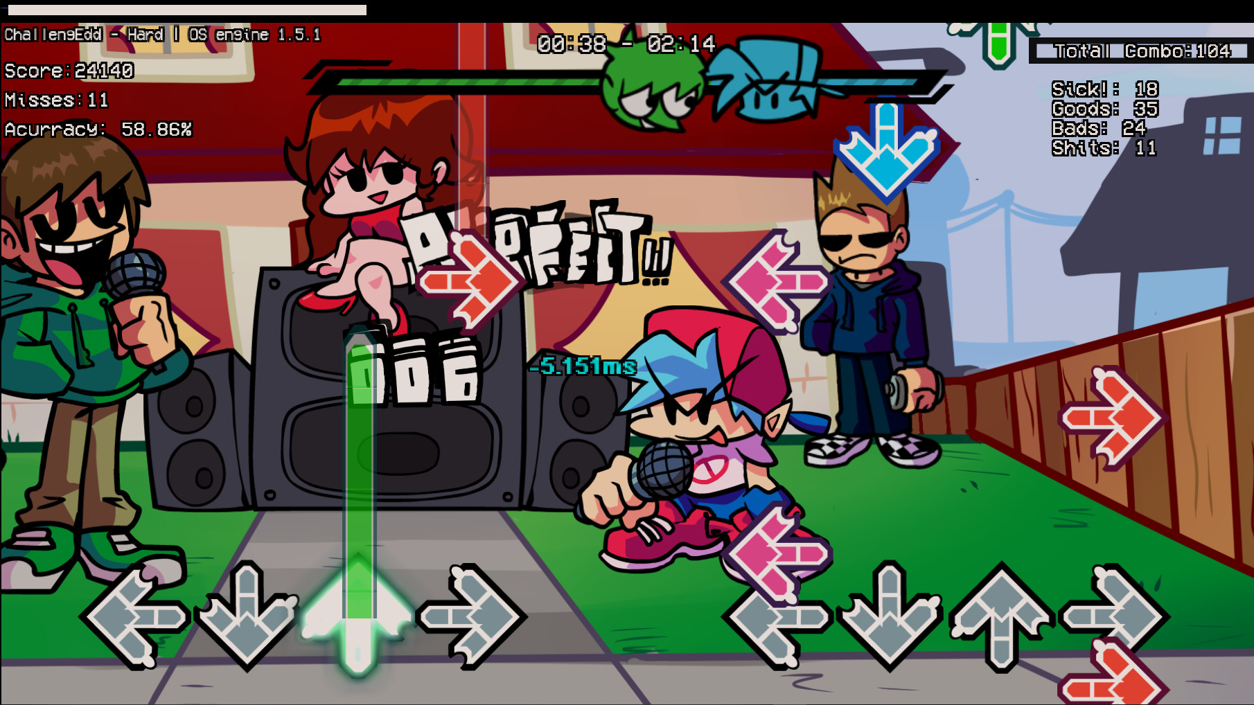 IsolaytedHUD( Likes Box Funkin ) Mod for Friday Night Funkin' | FNF Mods