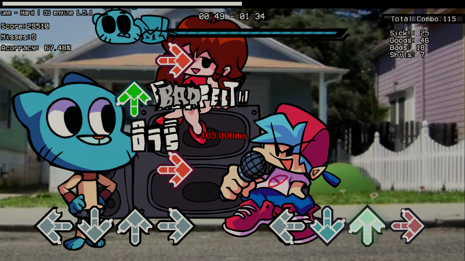 IsolaytedHUD( Likes Box Funkin ) Mod for Friday Night Funkin' | FNF Mods