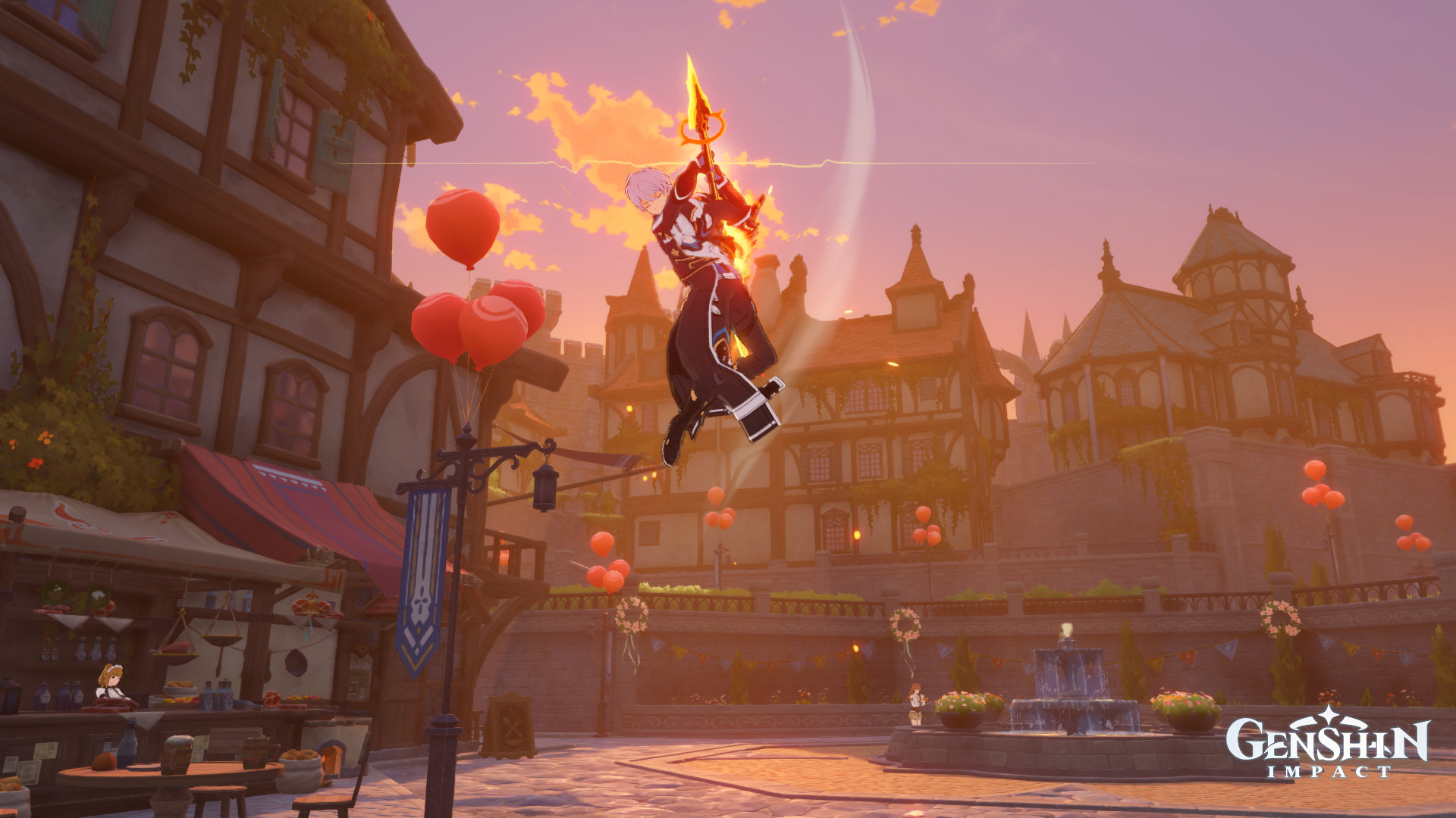 Kevin Kaslana over Diluc Mod for Genshin Impact | GI Mods