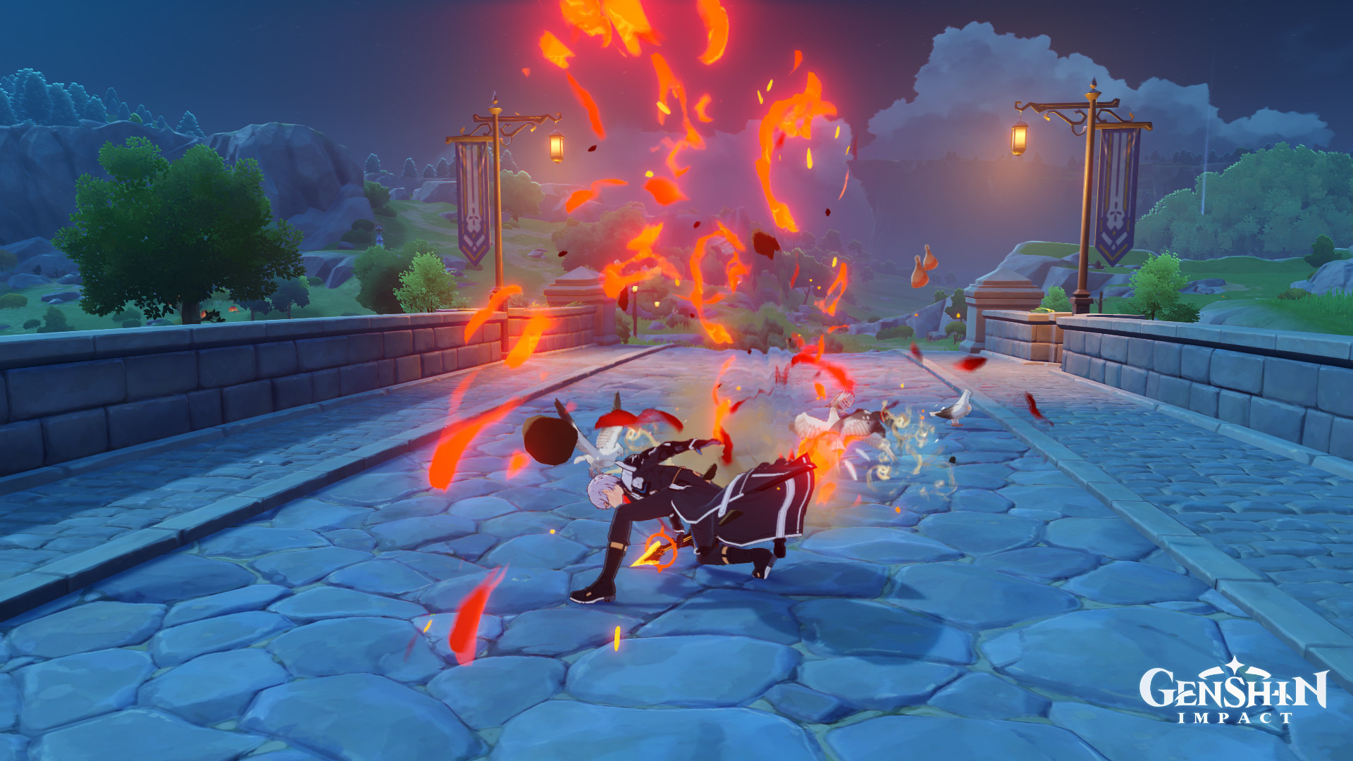 Kevin Kaslana over Diluc Mod for Genshin Impact | GI Mods