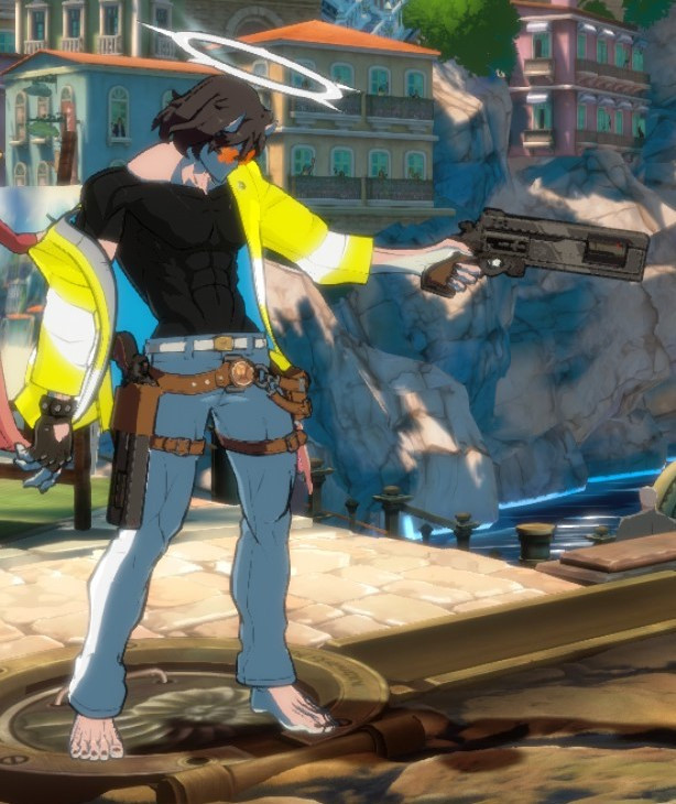 Edgerunner David HC Mod for GUILTY GEAR -STRIVE- | GGST Mods