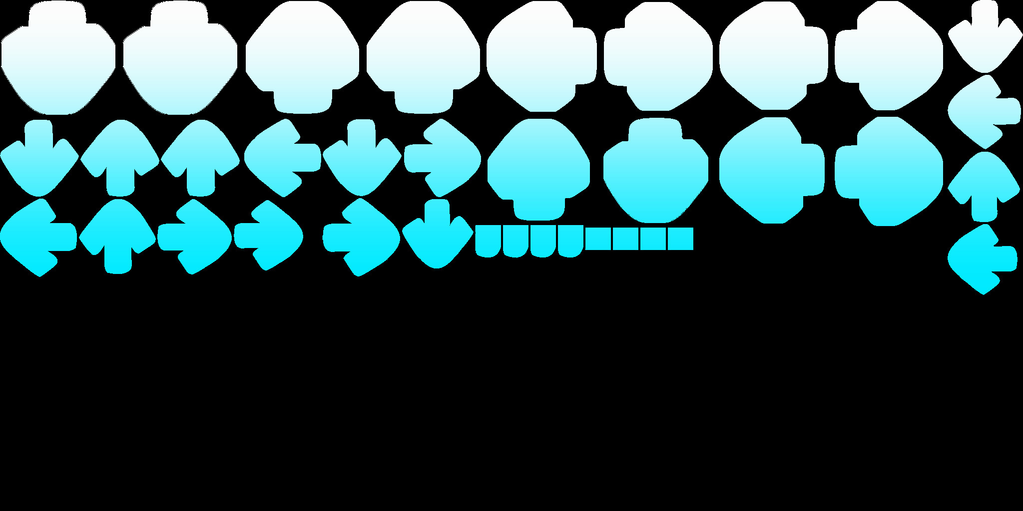 Fnf Gradient Notes Mod for Friday Night Funkin' | FNF Mods