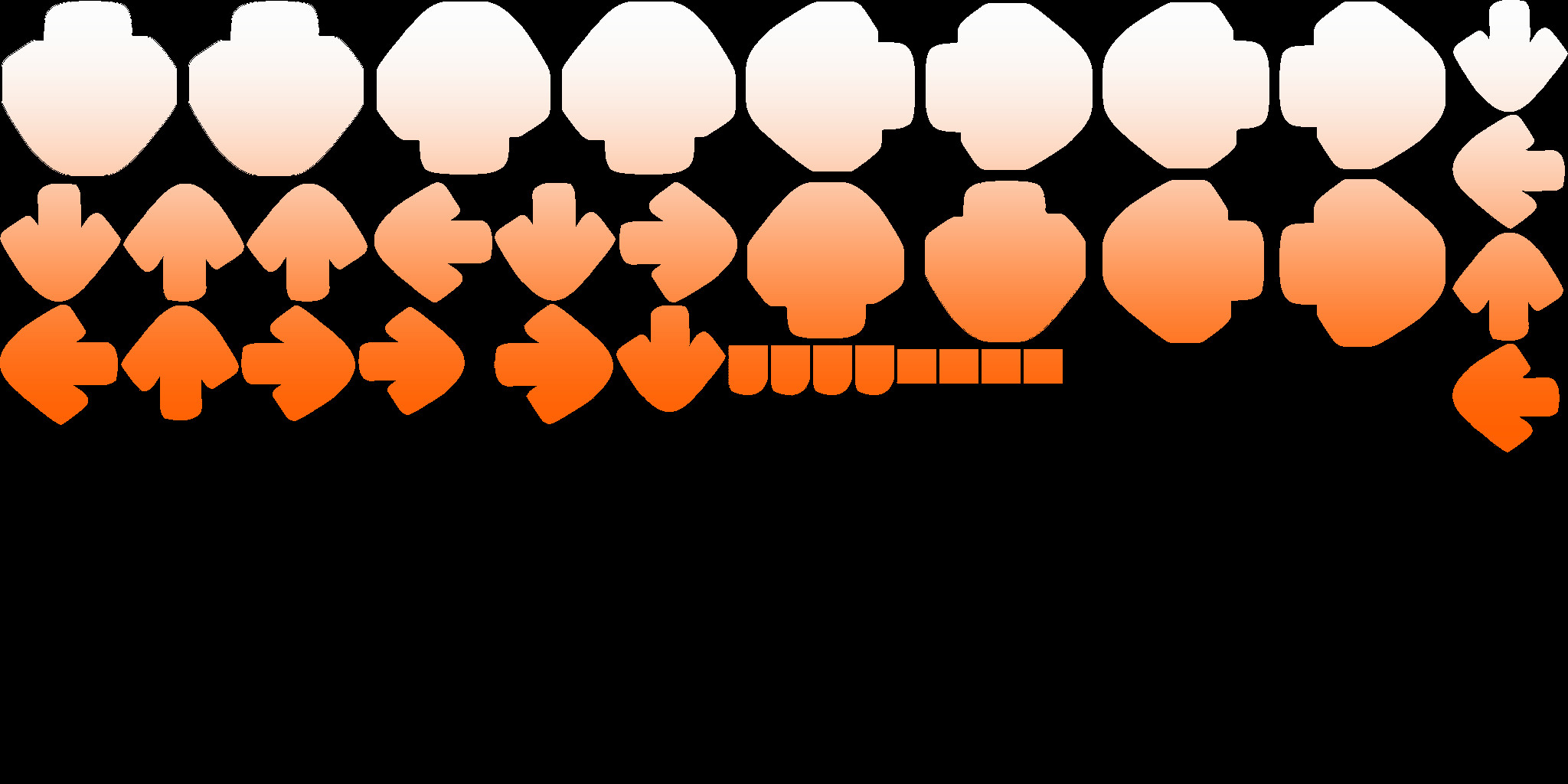 Fnf Gradient Notes Mod for Friday Night Funkin' | FNF Mods