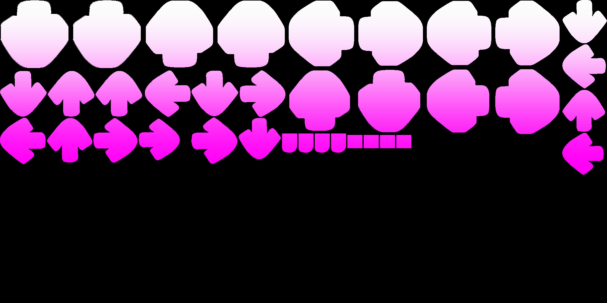 Fnf Gradient Notes Mod for Friday Night Funkin' | FNF Mods