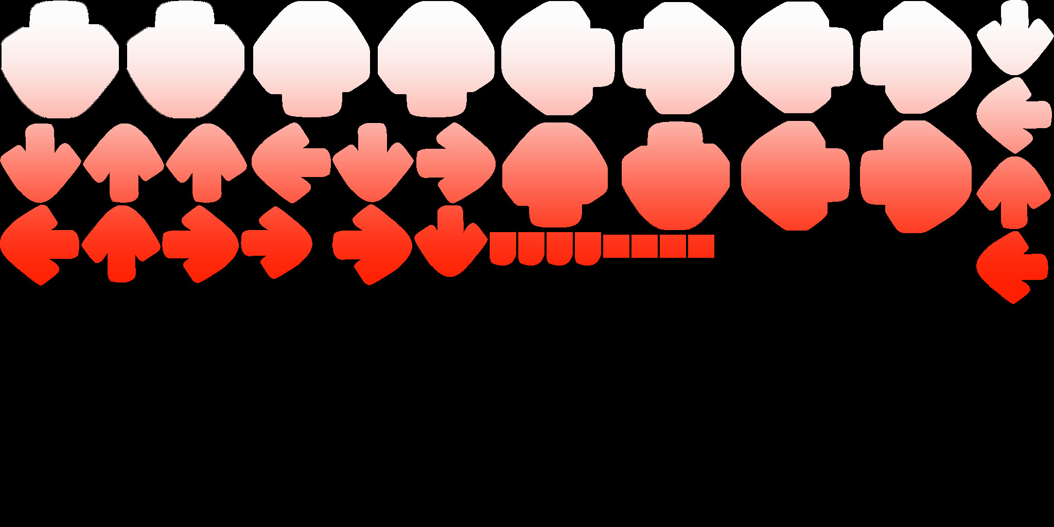 Fnf Gradient Notes Mod for Friday Night Funkin' | FNF Mods