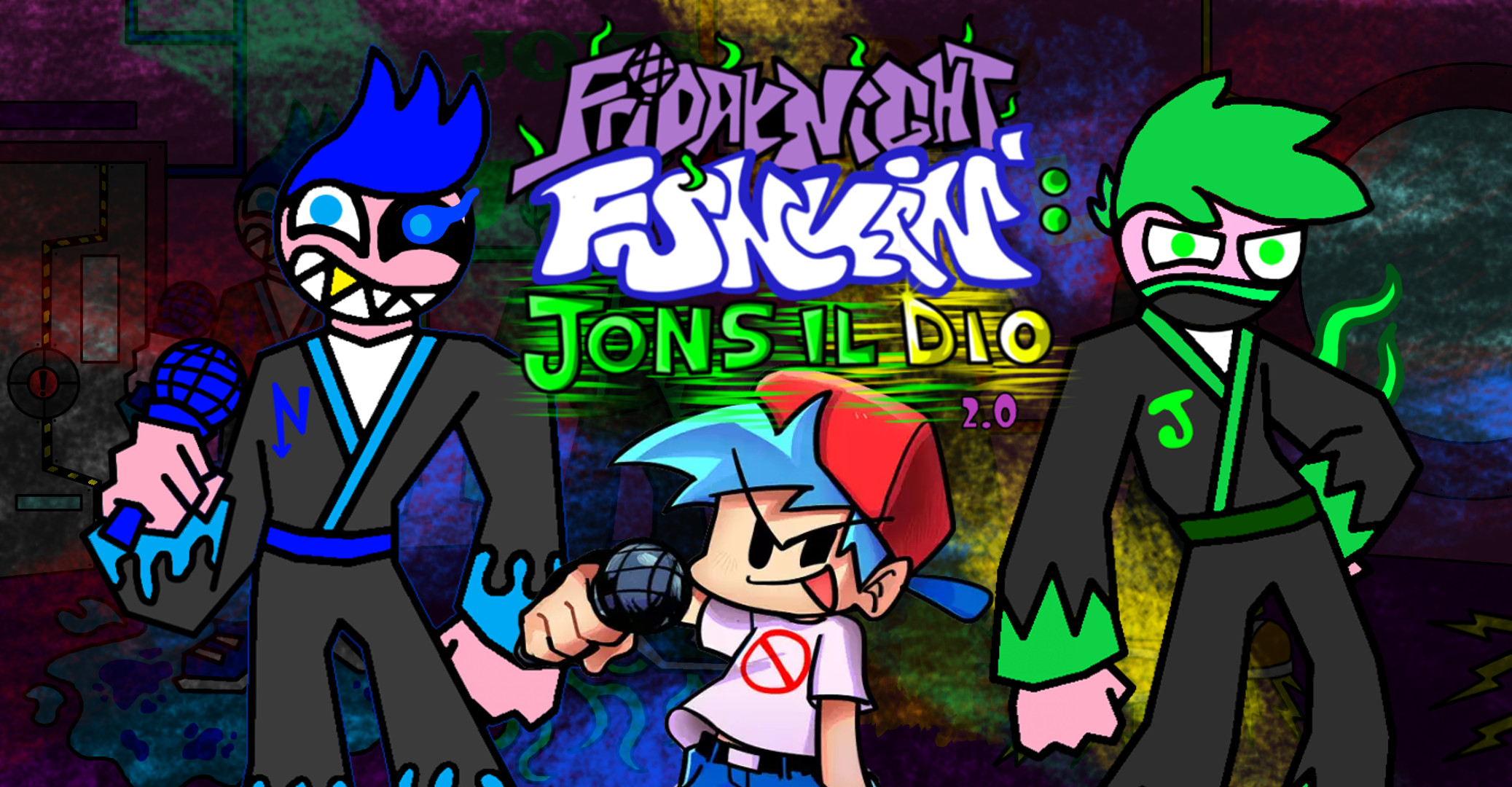 [SENSITIVE CONTENT] FNF VS Jons il Dio Versione 2.0 [Friday Night ...