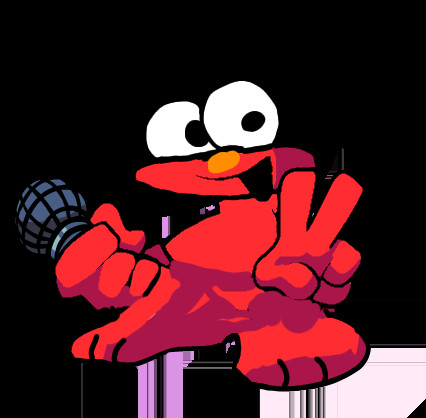 Elmo From Sesame Street Over Boyfriend Mod for Friday Night Funkin ...