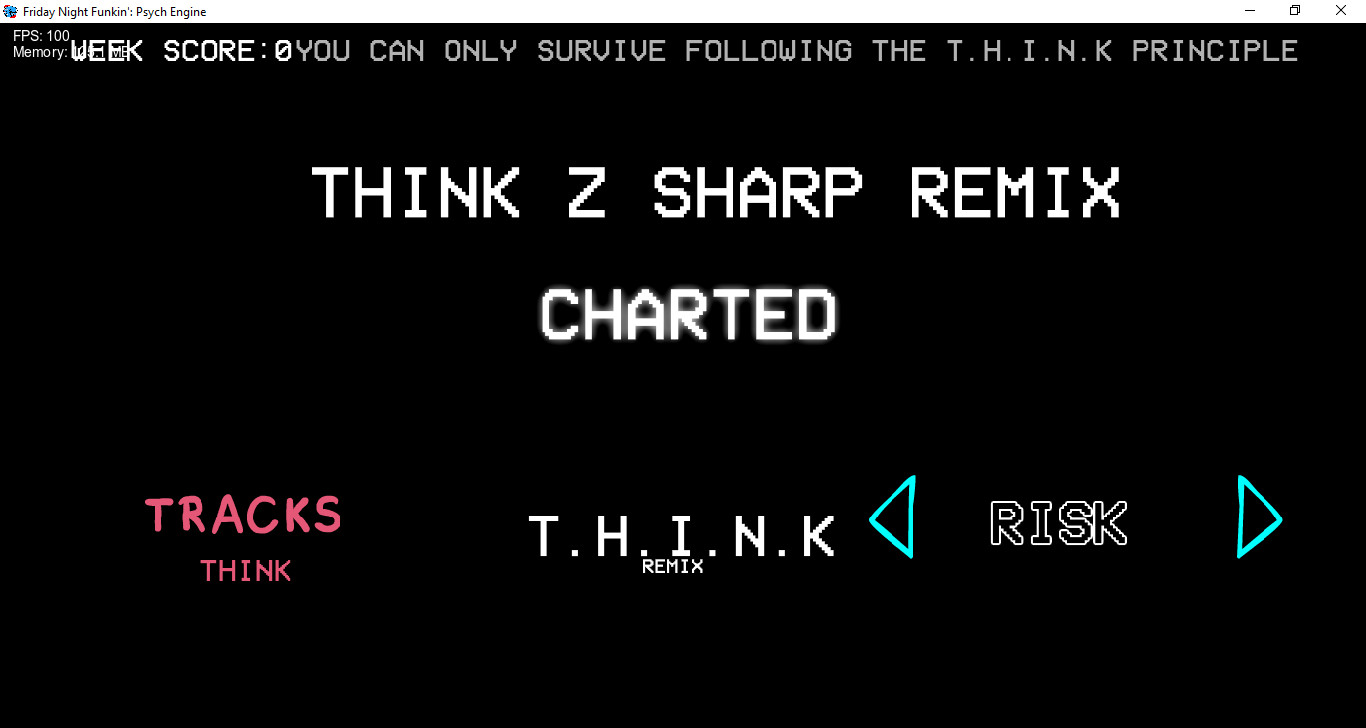 THINK Z Mixed [Chart] Mod for Friday Night Funkin' | FNF Mods