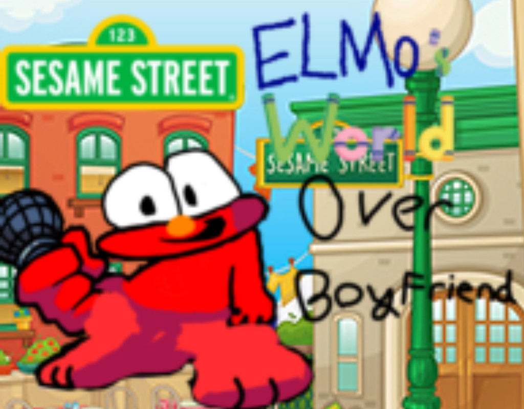 Elmo From Sesame Street Over Boyfriend Mod for Friday Night Funkin ...