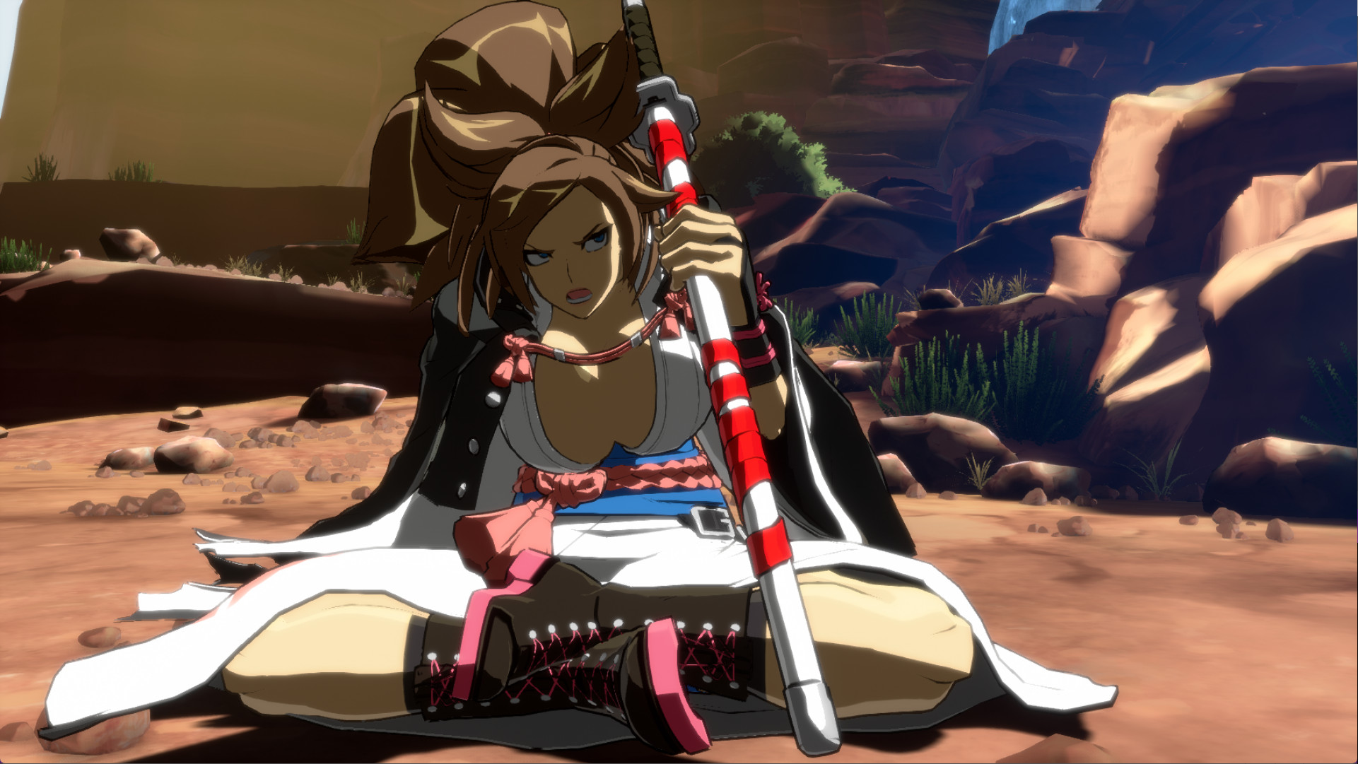 Pokémon Trainer Hilda - Baiken Mod for GUILTY GEAR -STRIVE- | GGST Mods