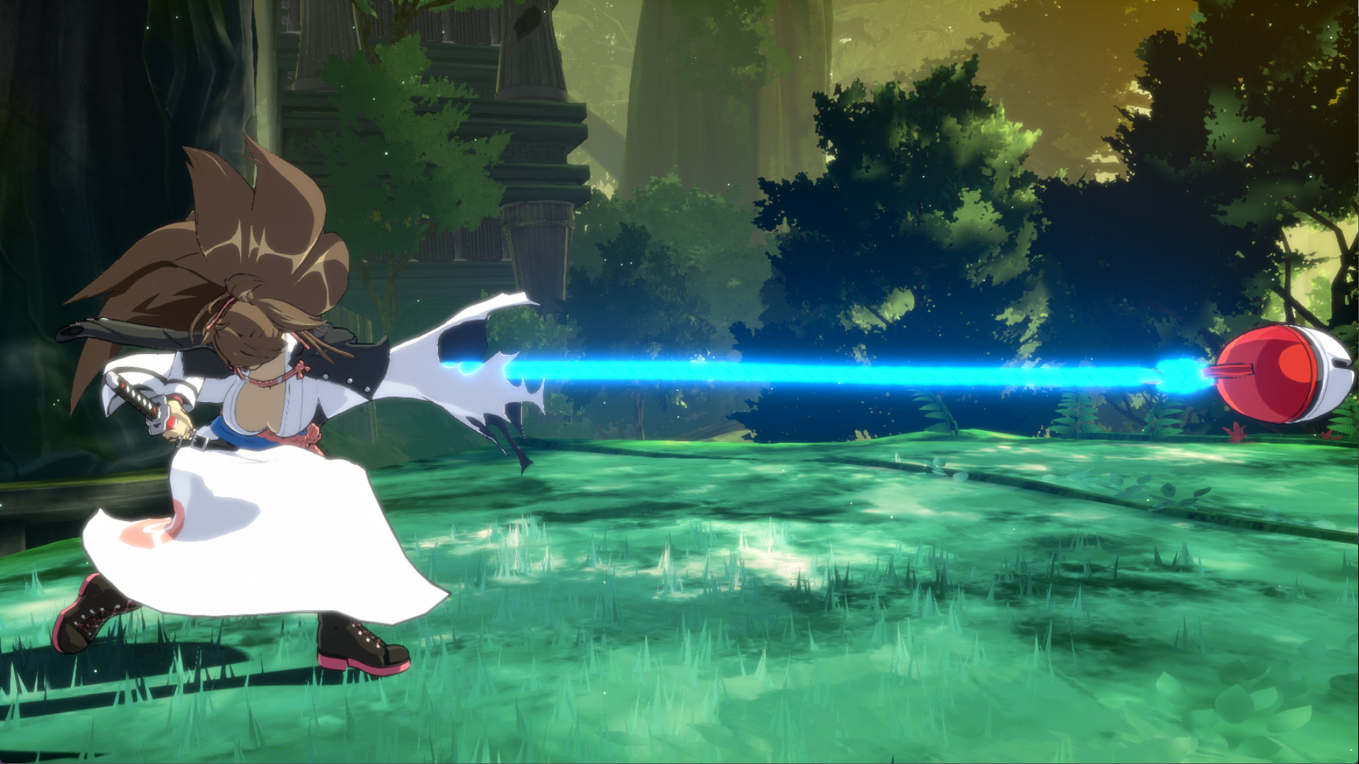 Pokémon Trainer Hilda - Baiken Mod for GUILTY GEAR -STRIVE- | GGST Mods