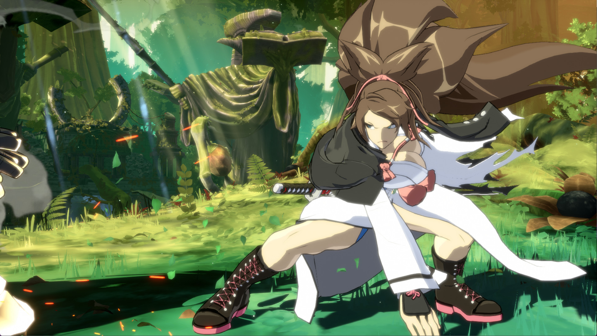 Pokémon Trainer Hilda - Baiken Mod for GUILTY GEAR -STRIVE- | GGST Mods
