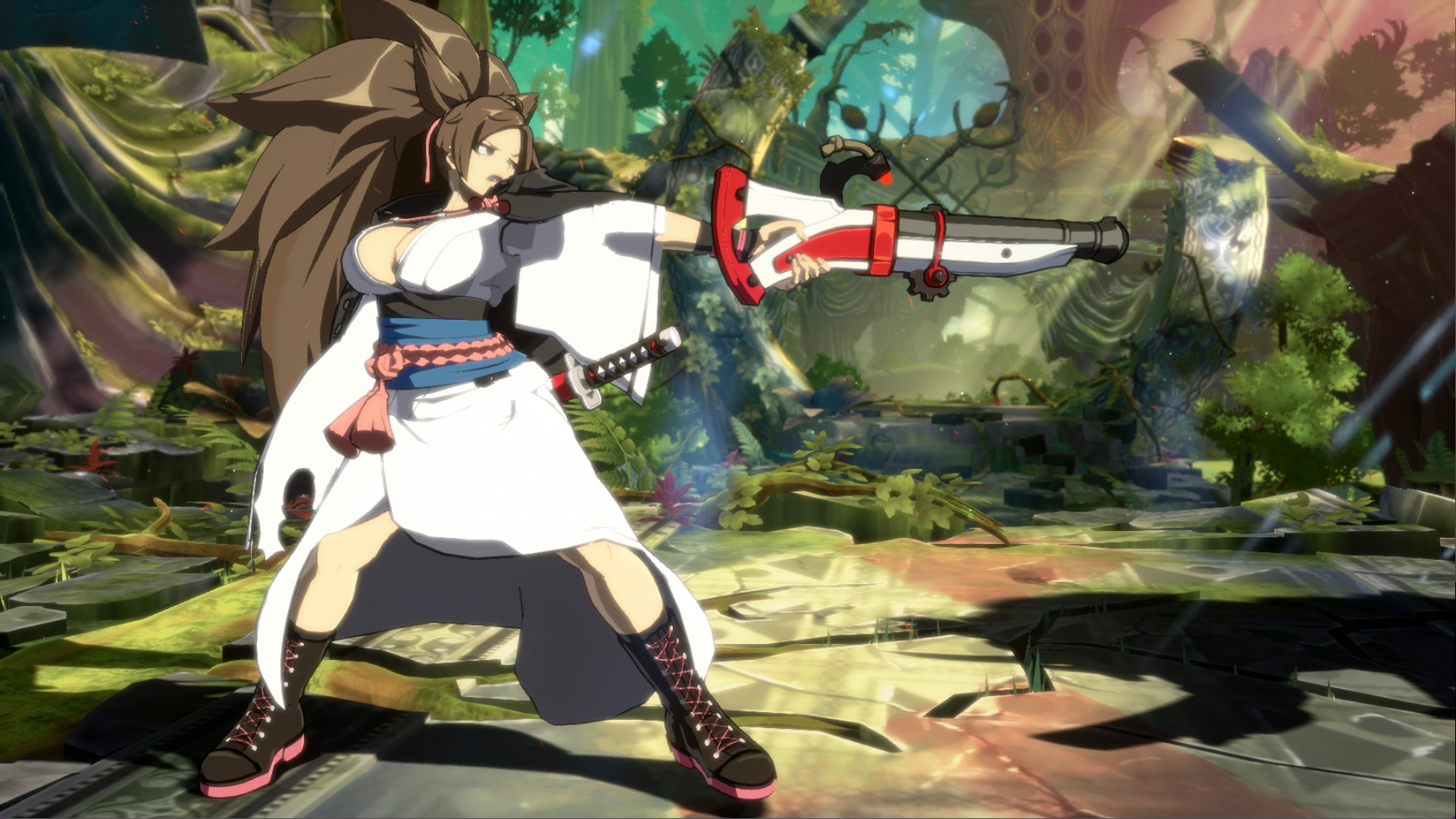 Pokémon Trainer Hilda - Baiken Mod for GUILTY GEAR -STRIVE- | GGST Mods