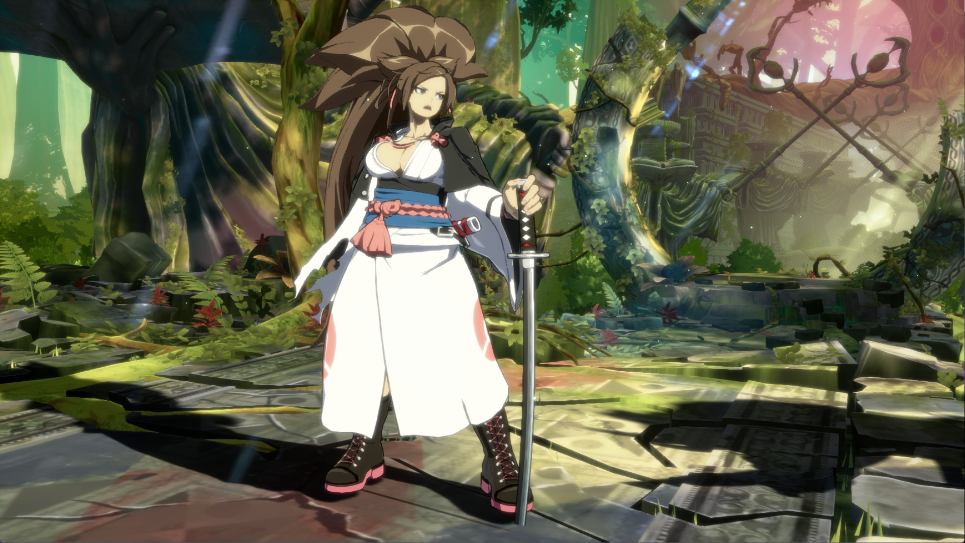 Pokémon Trainer Hilda - Baiken Mod for GUILTY GEAR -STRIVE- | GGST Mods