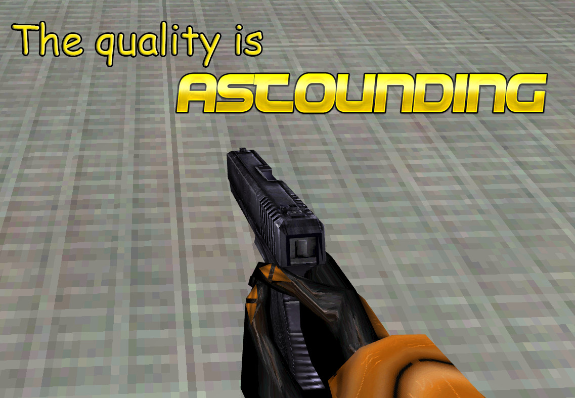 HD Vanilla Glock Recompile Mod for Half-Life | HL Mods