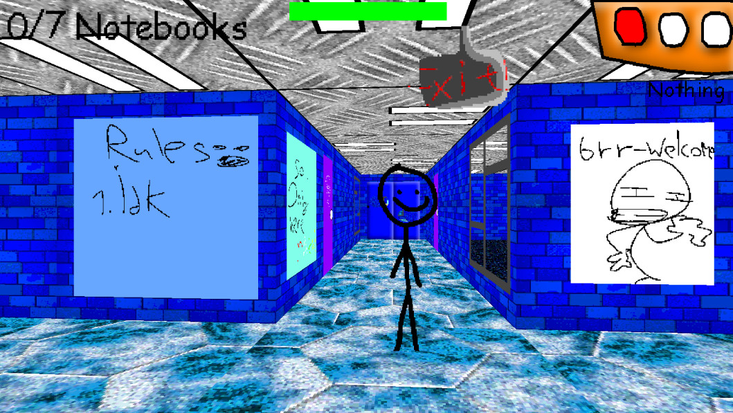 Stickman's Basics in Fun and Pain Mod for Baldi's Basics | Baldi Mods