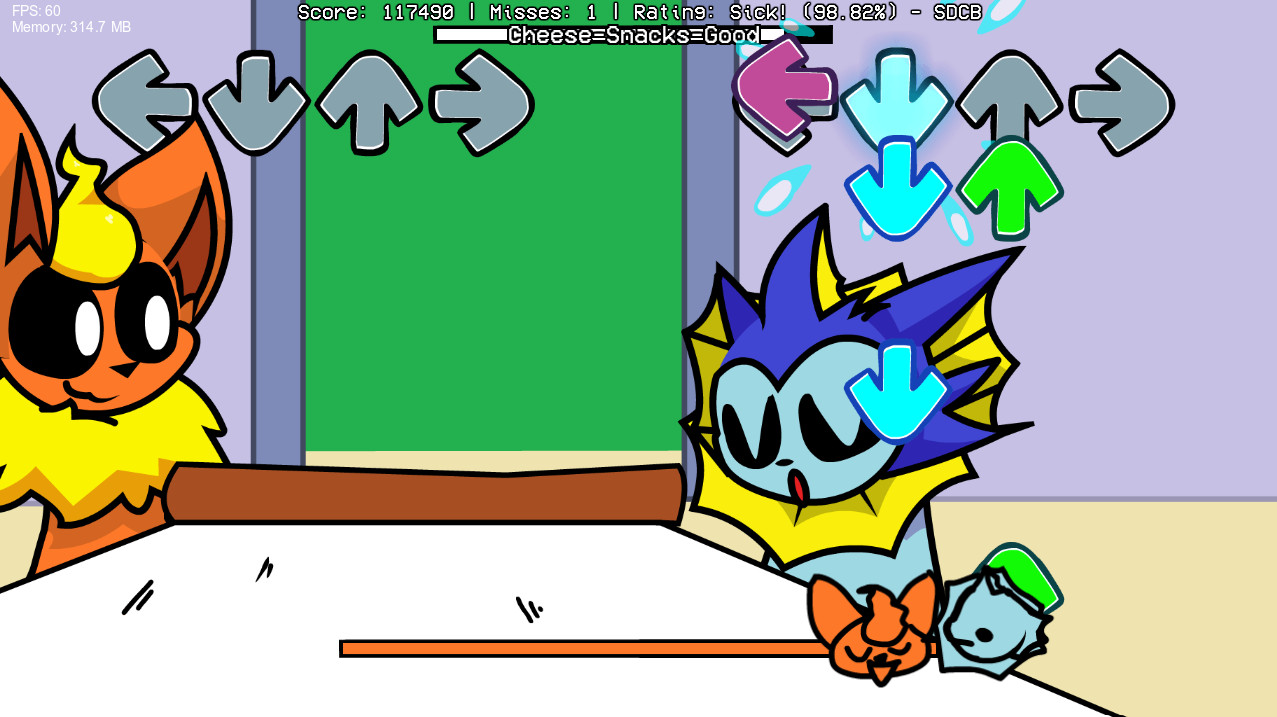 Vee Funkin FanMade Charts (Crash Fixed) Mod for Friday Night Funkin ...