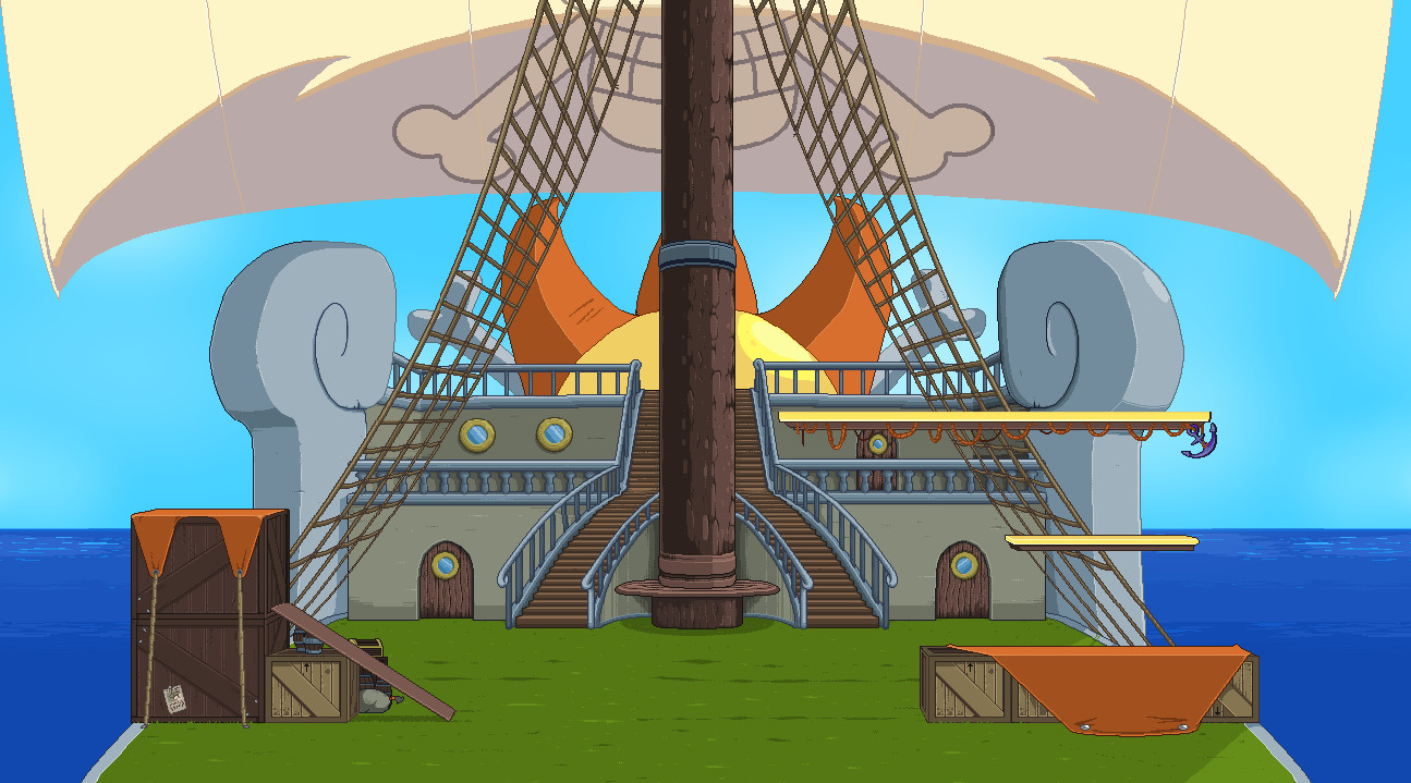 One Piece(SSF2) - Thousand Sunny (9.4/CMC+) Mod for Super Smash Bros ...